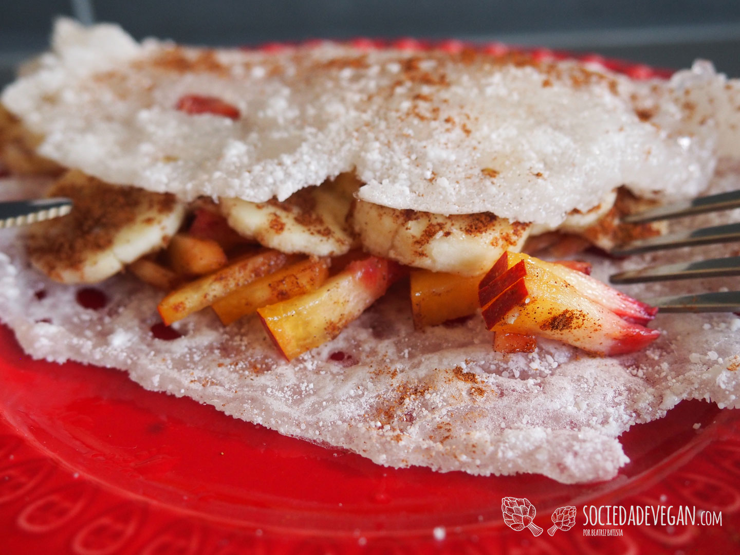 Crepes Vegan de Tapioca - Sociedade Vegan